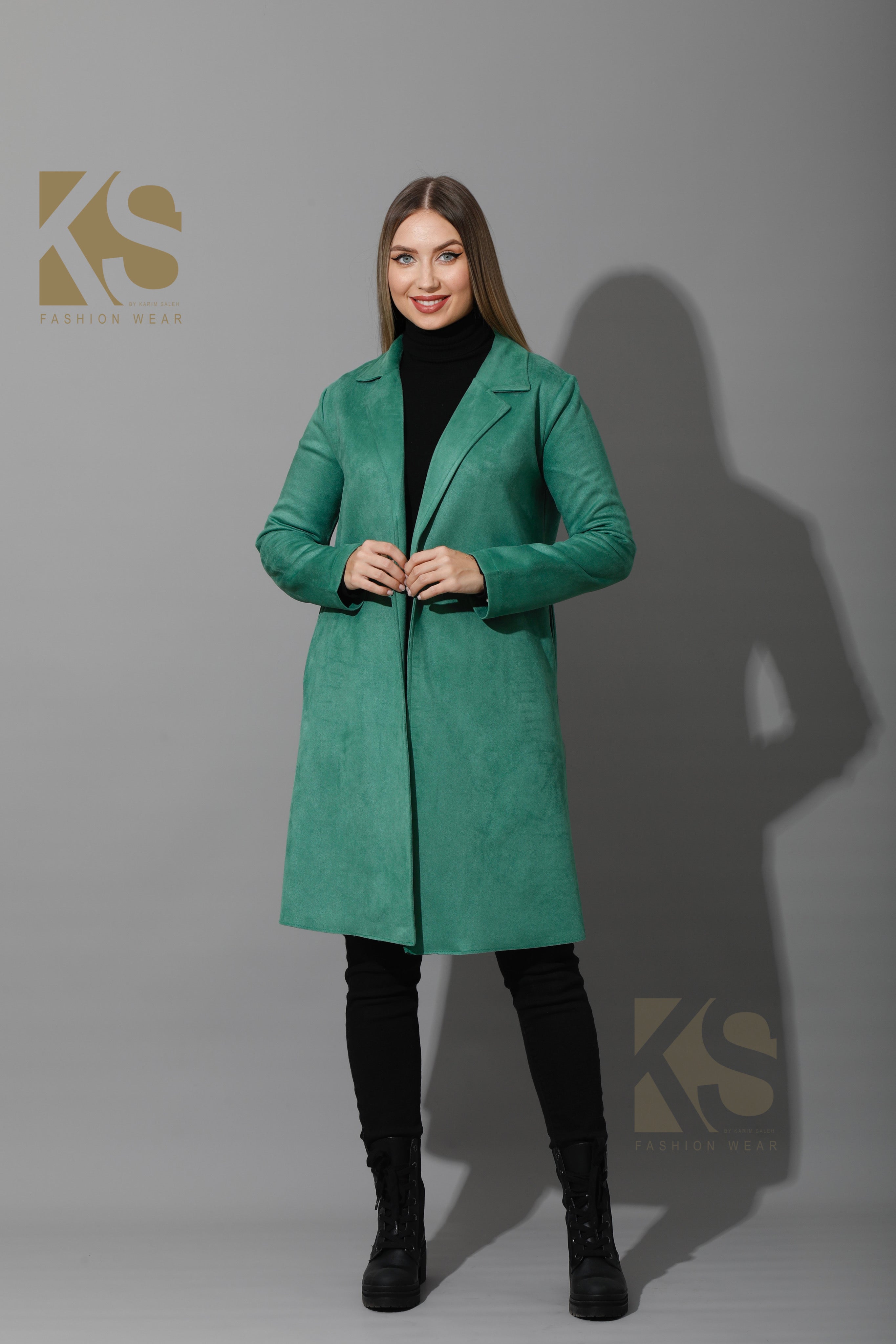 Open Front Cardigan - Green – KOMA